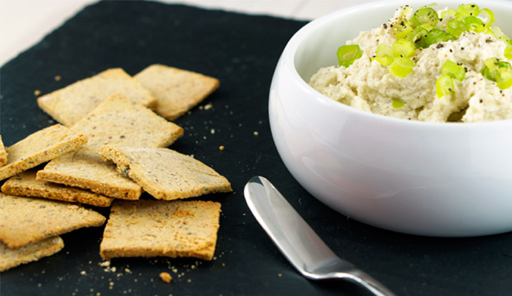 Green Onion Cashew Cheese Spread - Whole Lovely Life