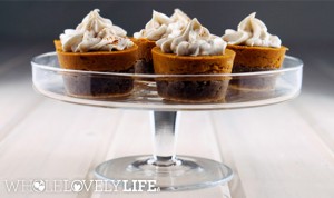 Raw Mini Pumpkin Pies - Whole Lovely Life